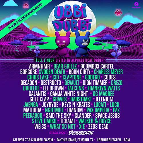 EDM.COM: UBBI DUBBI FESTIVAL DROPS MASSIVE PHASE 2 ARTIST LINEUP ...